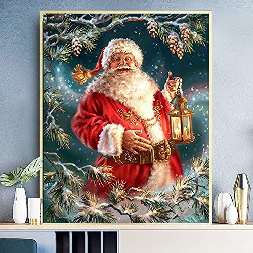 Paint by Number Santa Claus DIY Paint by Number Kits for Adults ...