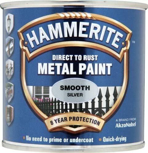 HAMMERITE DIRECT TO RUST QUICK DRYING METAL PAINT ALL COLOUR 250ML ...