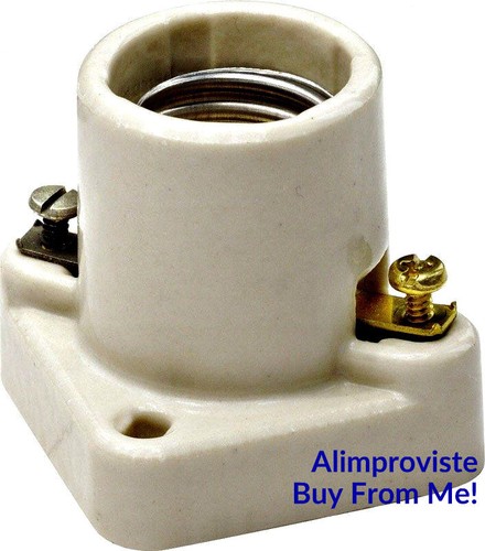 Leviton 19062 Porcelain Lamp Holder Pony Cleat Type 250v 660w for sale ...