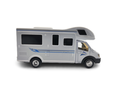 Kids Children White Motorhome Camper Van Diecast Toy Car Vehicle Boys ...