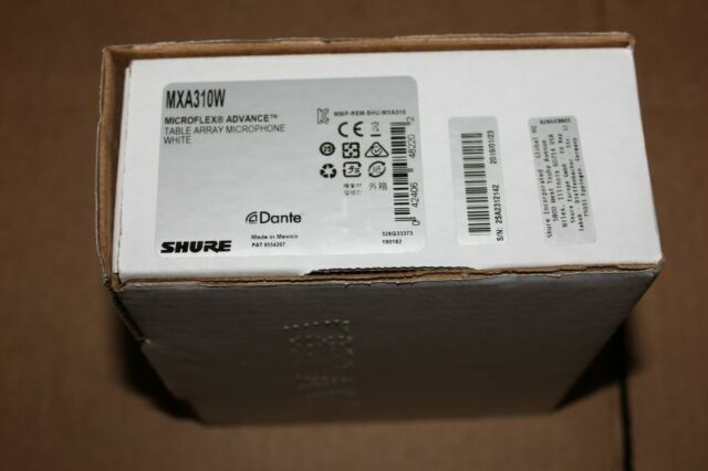Shure The Microflex Advance MXA310 Table Array Microphone - White for ...