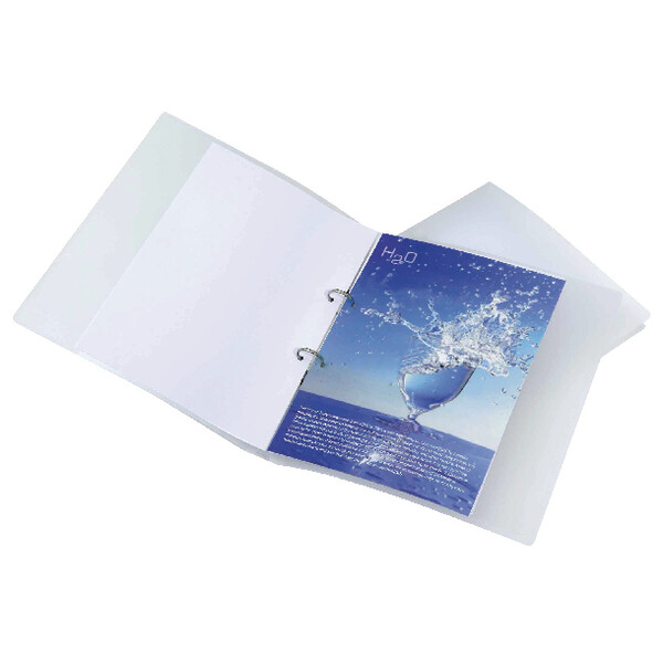 Rapesco Eco 2 folder rings A4 25mm transparent 1045 5018505151931| eBay