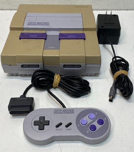 Nintendo SNES Console w/ Accessories- Gray | eBay