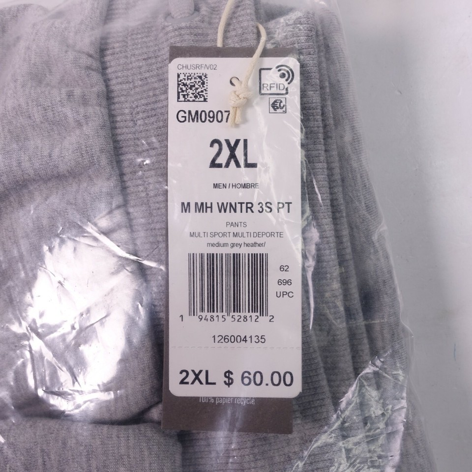 adidas Men's Winter 3-Stripes Pants GM0907 Medium Grey/Cream White/Off ...