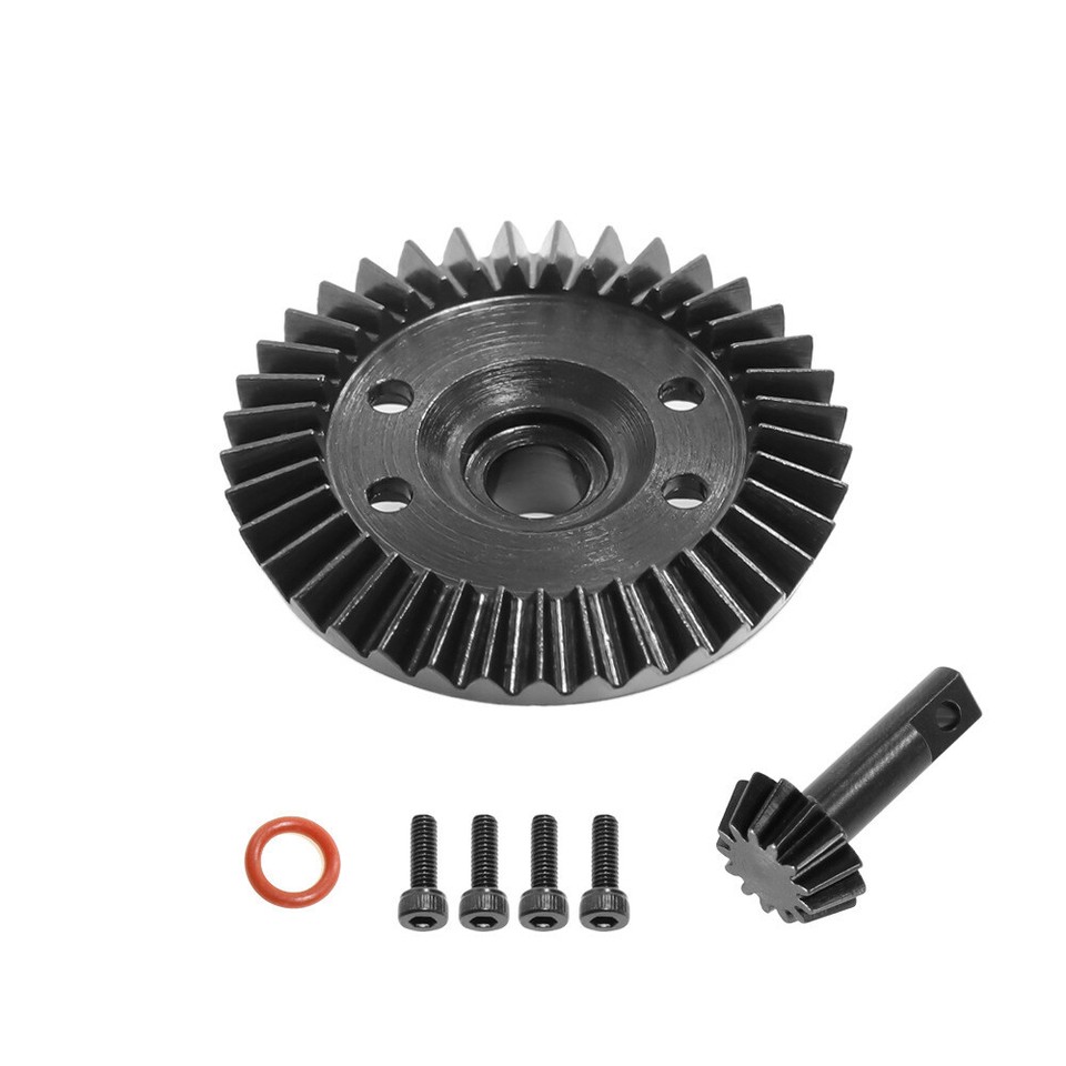Steel Differential gear 37T/13T Gear Set For 1/10 Traxxas Slash 4X4 VXL ...