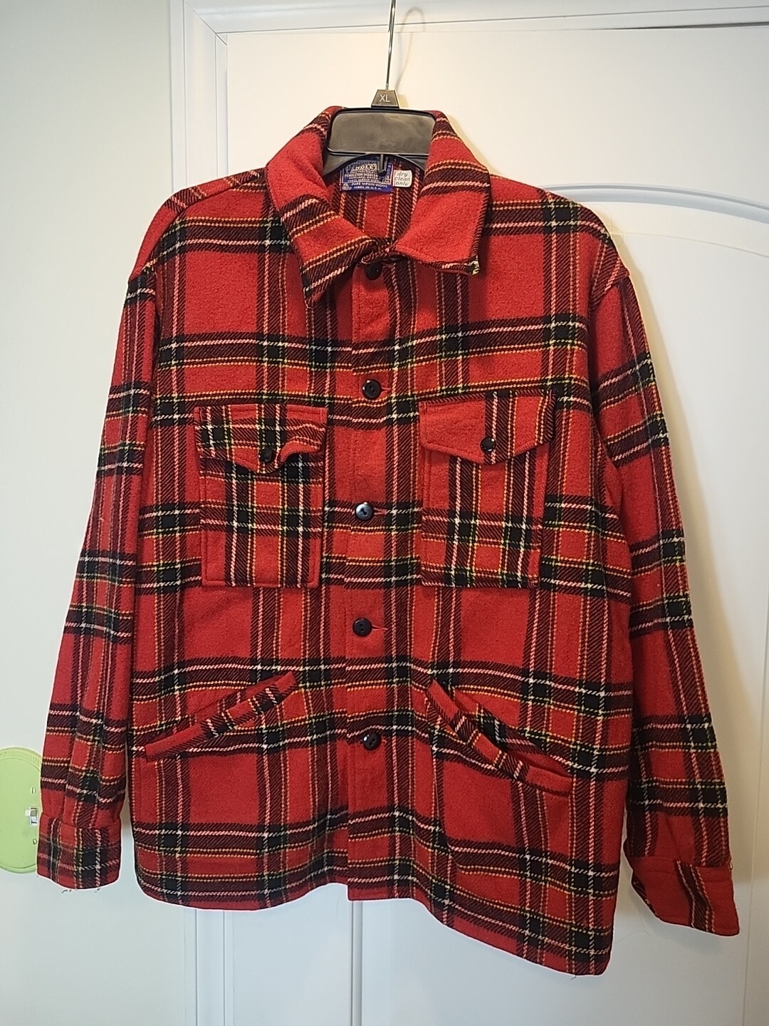 Pendleton Vintage Red Mackinaw Cruiser Outdoor Plaid … - Gem
