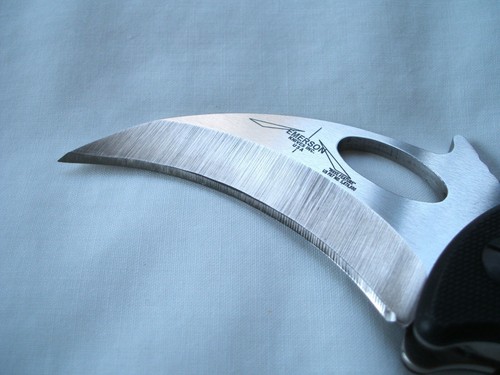 EXTREMELY RARE Vintage Emerson knives, The first Karambit Un-marked ...