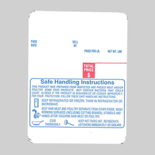 East West Label Safe Handling Digi Scale Label White | 5400/Case | eBay