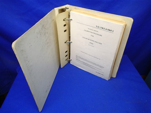 HP 8756A SCALAR NETWORK ANALYZER OPERTAING & SERVICE MANUAL | eBay