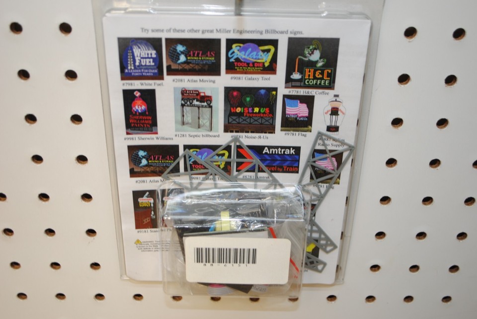 Miller Engineering #88-6151 Animated Preforming Arts Billboard HO-Scale ...