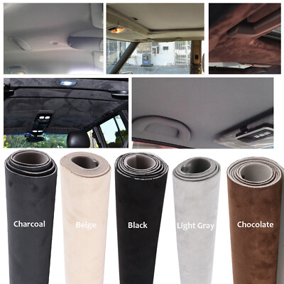 Auto Suede Headliner Fabric Foam Backed Easy Recover Car Roof Trunk ...