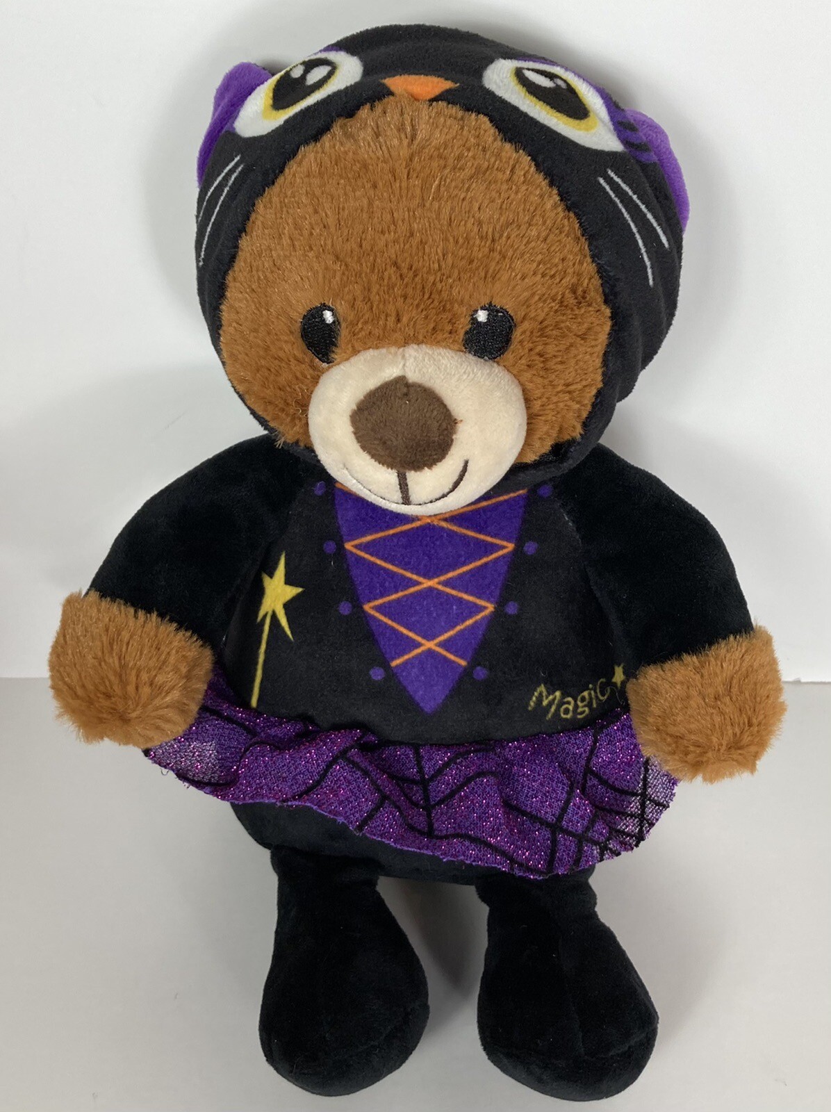 Kids of America Corp Halloween BEAR IN BLACK KITTY CAT MAGIC COSTUME ...