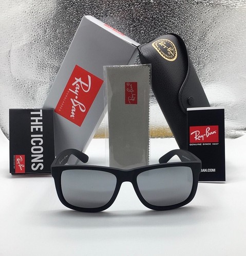 White/Silver RB4165 RAY-BAN WAYFARER SUNGLASSES HEY-915 | eBay