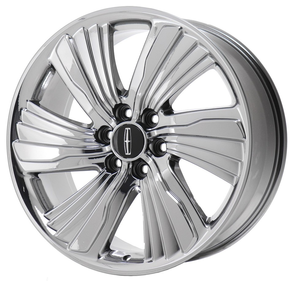 22" LINCOLN NAVIGATOR PVD BRIGHT CHROME-C WHEELS RIMS FACTORY OEM 10176 ...