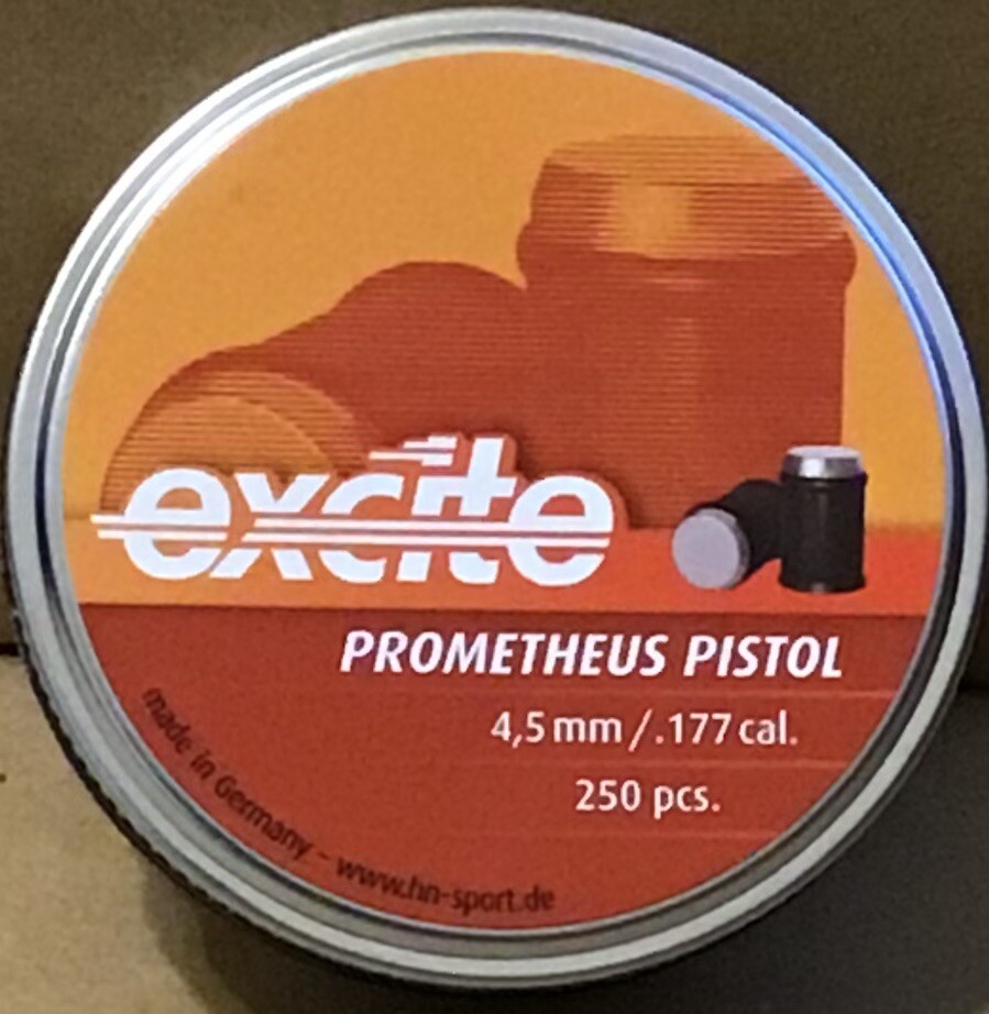 H&n Excite Prometheus Pistol Pellets .177 Cal Lead- 250ct Hn ...