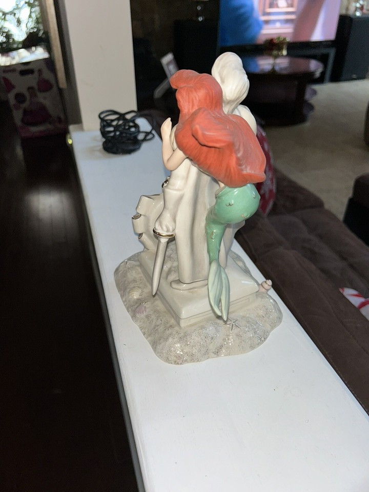 LENOX DISNEY LITTLE MERMAID " ARIEL'S DREAM " 10" Hand-painted | eBay