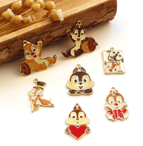 20pcs squirrel Metal Charm Pendant DIY Necklace Jewelry Making | eBay