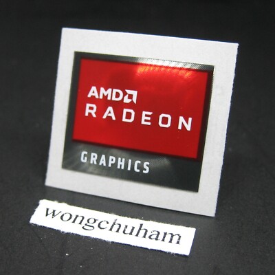 PC Notebook Sticker - AMD Radeon Graphics Sticker 17mm x 20mm ...