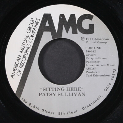 PATSY SULLIVAN: sitting here / it's getting hard to be a lady AMG 7 ...