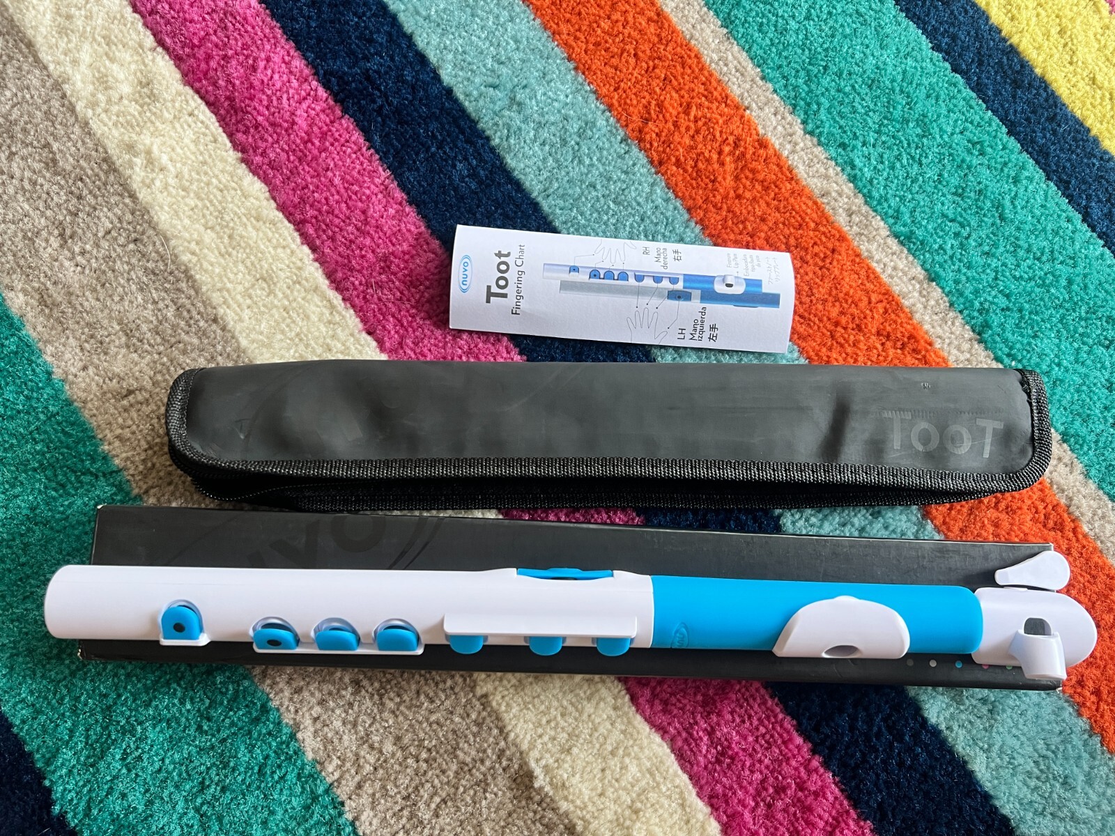 New Blue and White Nuvo Recorder Toot 2.0 | eBay