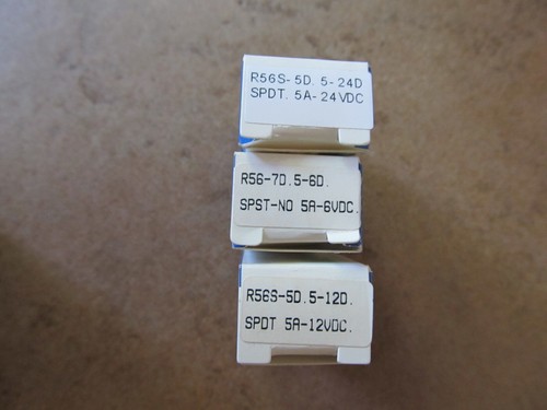 NTE Elec. R56S-5D.5-24D, R56-7D.5-6D, R56S-5D.5-12D RELAYS, NEW IN BOX ...