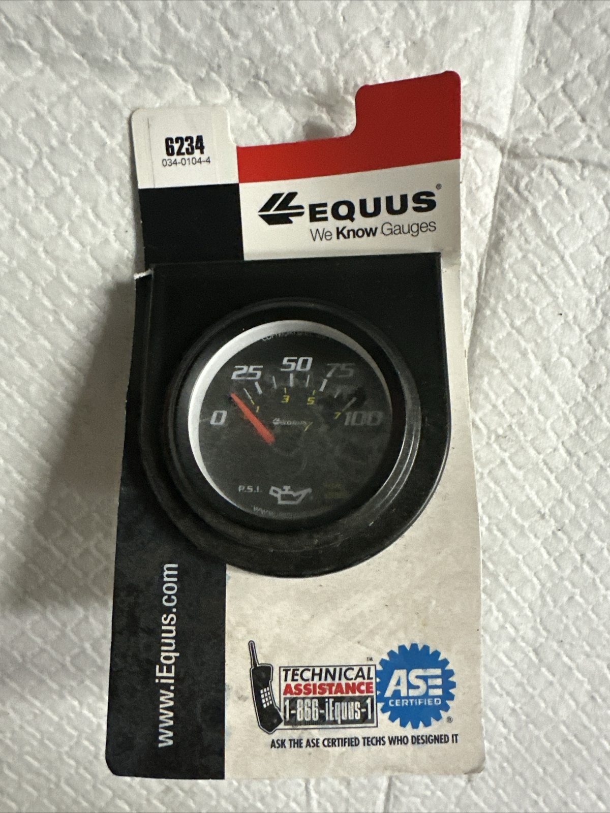 Equus 2” Mechanical Oil Pressure Gauge P/N 6234 | eBay