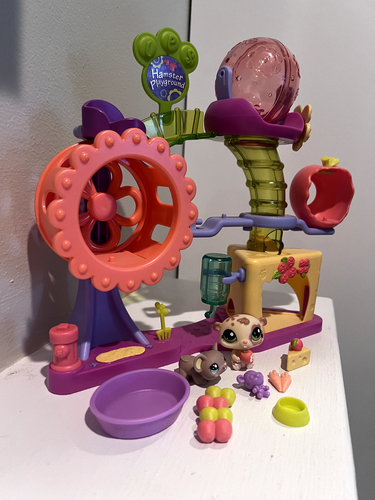 Hasbro Littlest Pet Shop LPS Hamster Playground #1888 Mouse #1889 ...