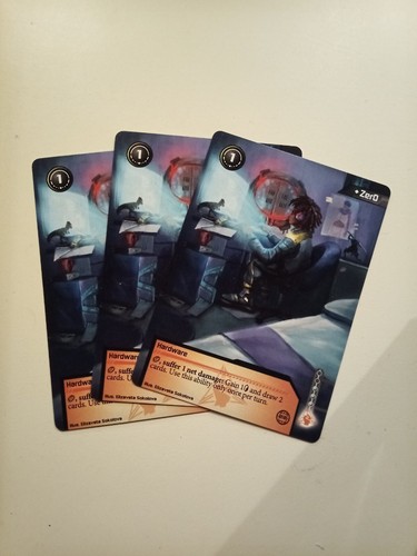Netrunner Nisei / Null Signal Games alt art Zer0 (3 cards) | eBay