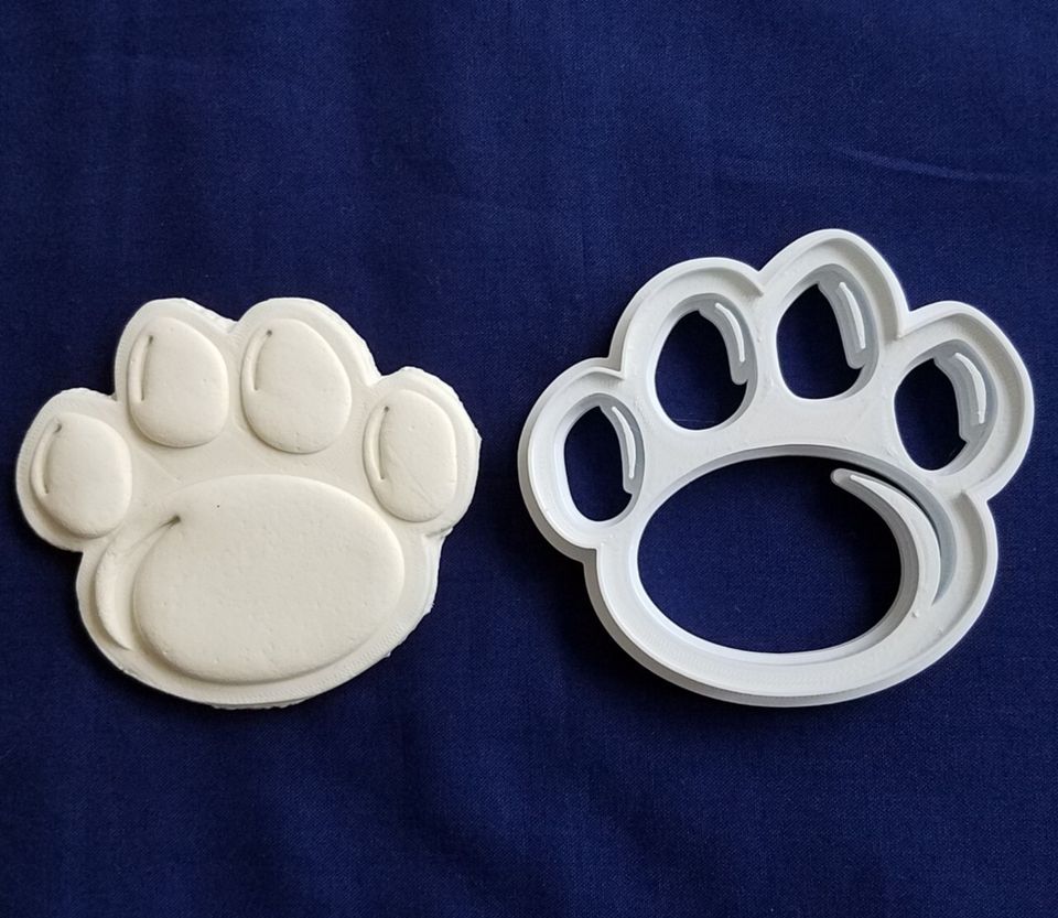 Penn State Nittany Lion Paw Print Inspired Cookie Cutter With Food Safe ...