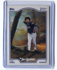 2025 Topps X Bob Ross the Joy of Baseball - Jose Ramirez #44D Indian ...