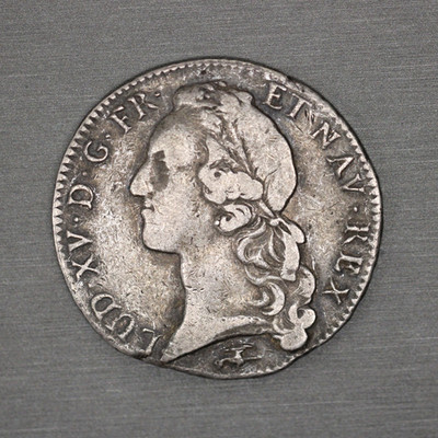 1764 D 1 Ecu France Lyon Mint .917 Silver Coin | eBay