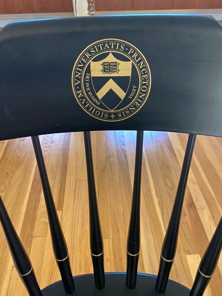 Princeton University Captains Chair - Black | eBay
