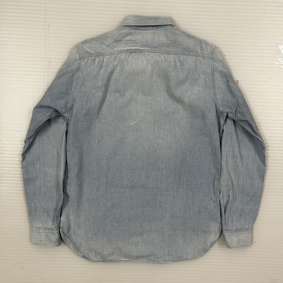 John Simons Apparel Company Button Down Denim Long Sleeve Shirt Size ...