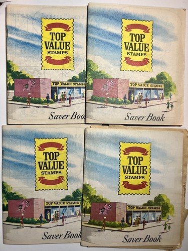 Top Value Saver Book Lot of 4 Books with Stamps 1966 | eBay
