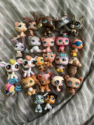 lps littlest pet shop hasbro lot dogs cats collie 67 cocker spaniel 960 ...