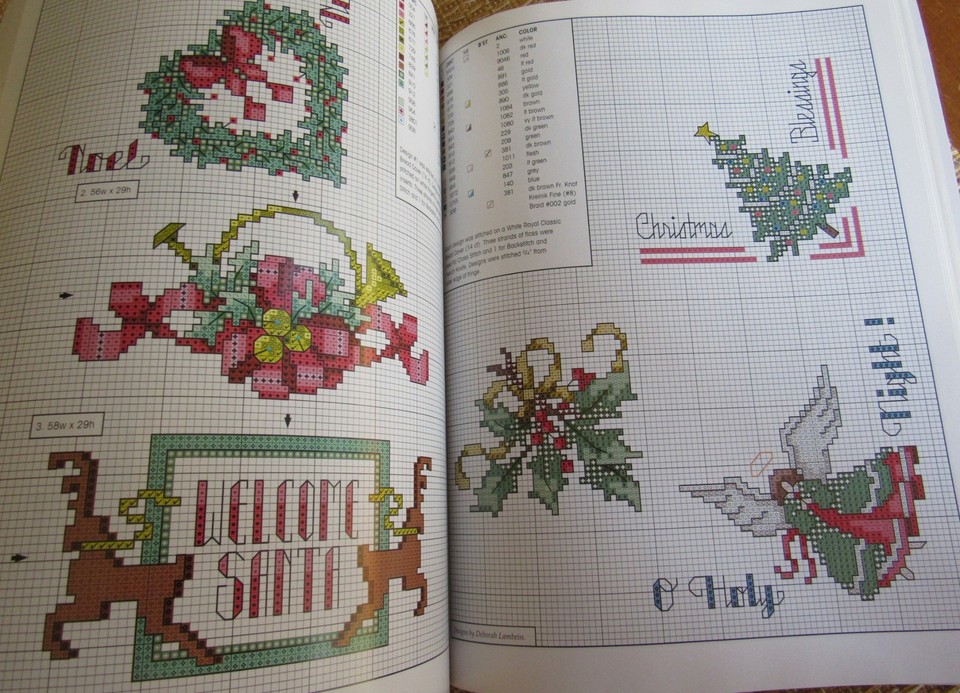 Big Book of CHRISTMAS QUICKIES 250+ Cross Stitch Pattern Chart Leisure ...