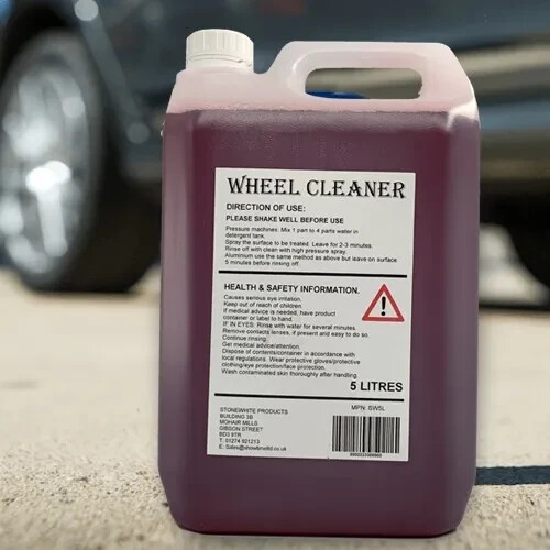 5L Alloy Wheel Cleaner Solution Acid Free Wheel Cleaner Safe on all ...