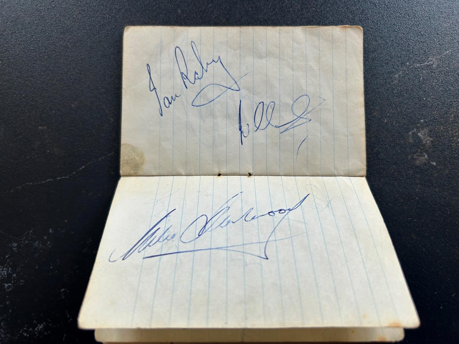 Autograph book signed Jim Clark Maston Gregory Hailwood Maggs Ginther ...