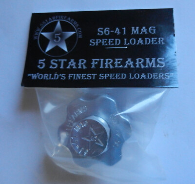 Aluminum Speedloader, Speed Loader; S&W 57 & 58; Hlds 6 Rnds 41 Mag; S6 ...