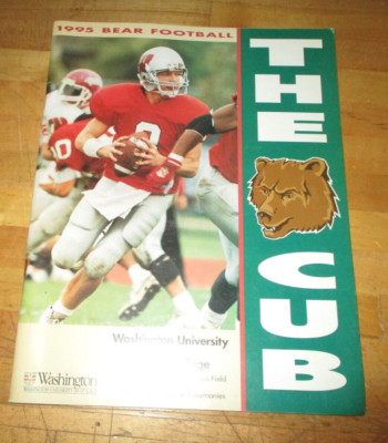 1995 Washington University of St. Louis Football Program vs. Rhodes ...