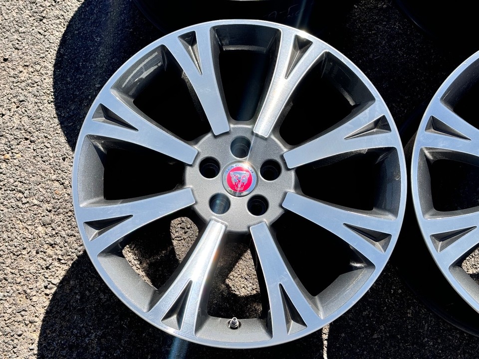 SET OF 4 JAGUAR XK XJ 20" FACTORY ORIGINAL WHEELS RIMS 20 OEM XKR XJR ...