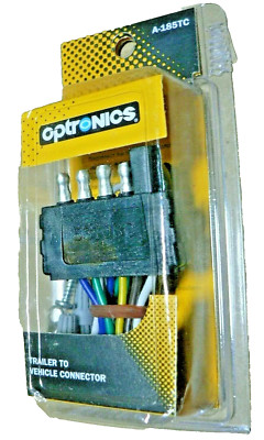 Optronics A-185TC 5 Wire Flat Boat Trailer Connector Pigtail 5 Pin Trl ...
