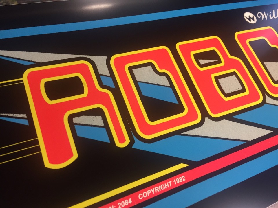 Robotron Arcade Marquee 26" x 8" | eBay