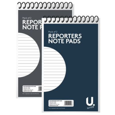 Reporters Notebooks - 2 Pack Notepad Lined Paper Writing Business ...