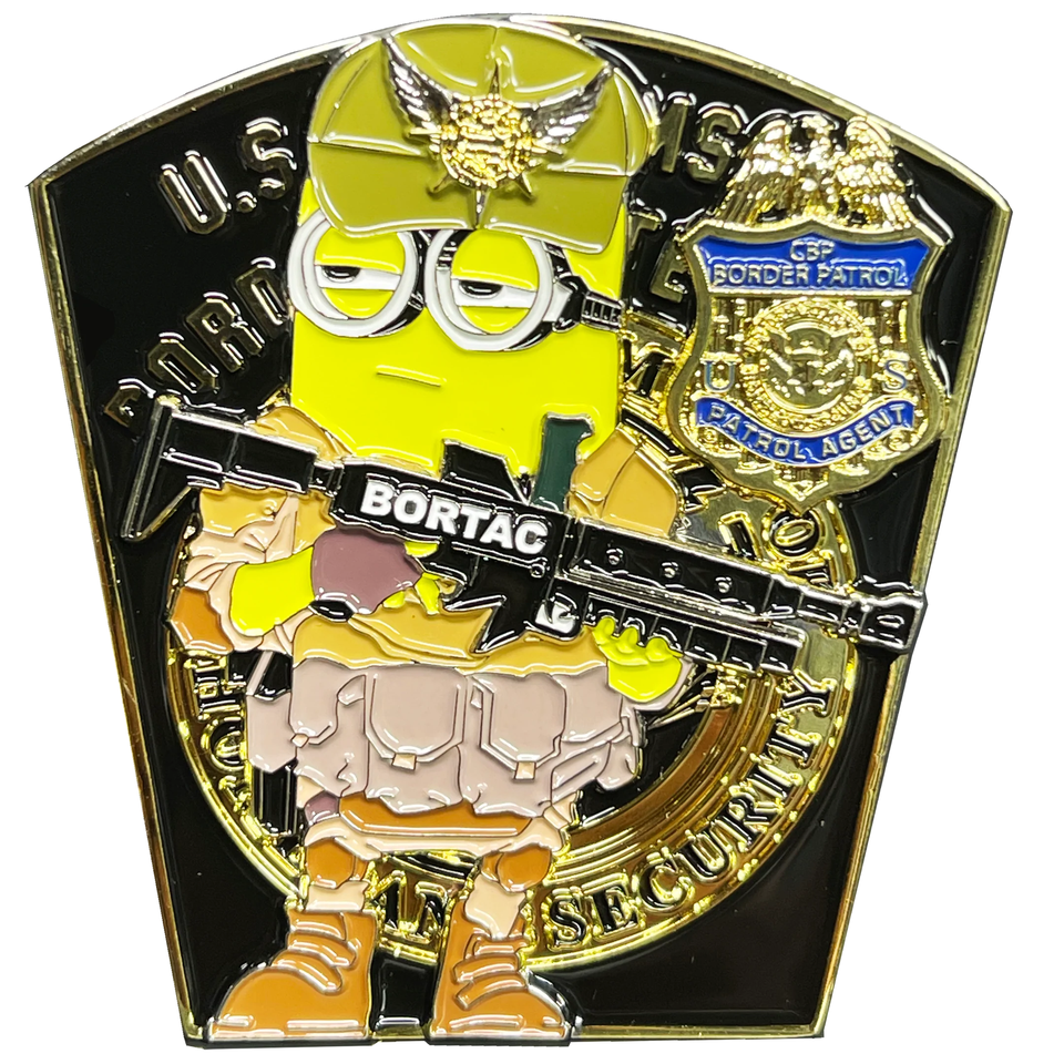 BL14-007 Border Patrol Agent Bortac Operator CBP BPA Thin Green Line ...