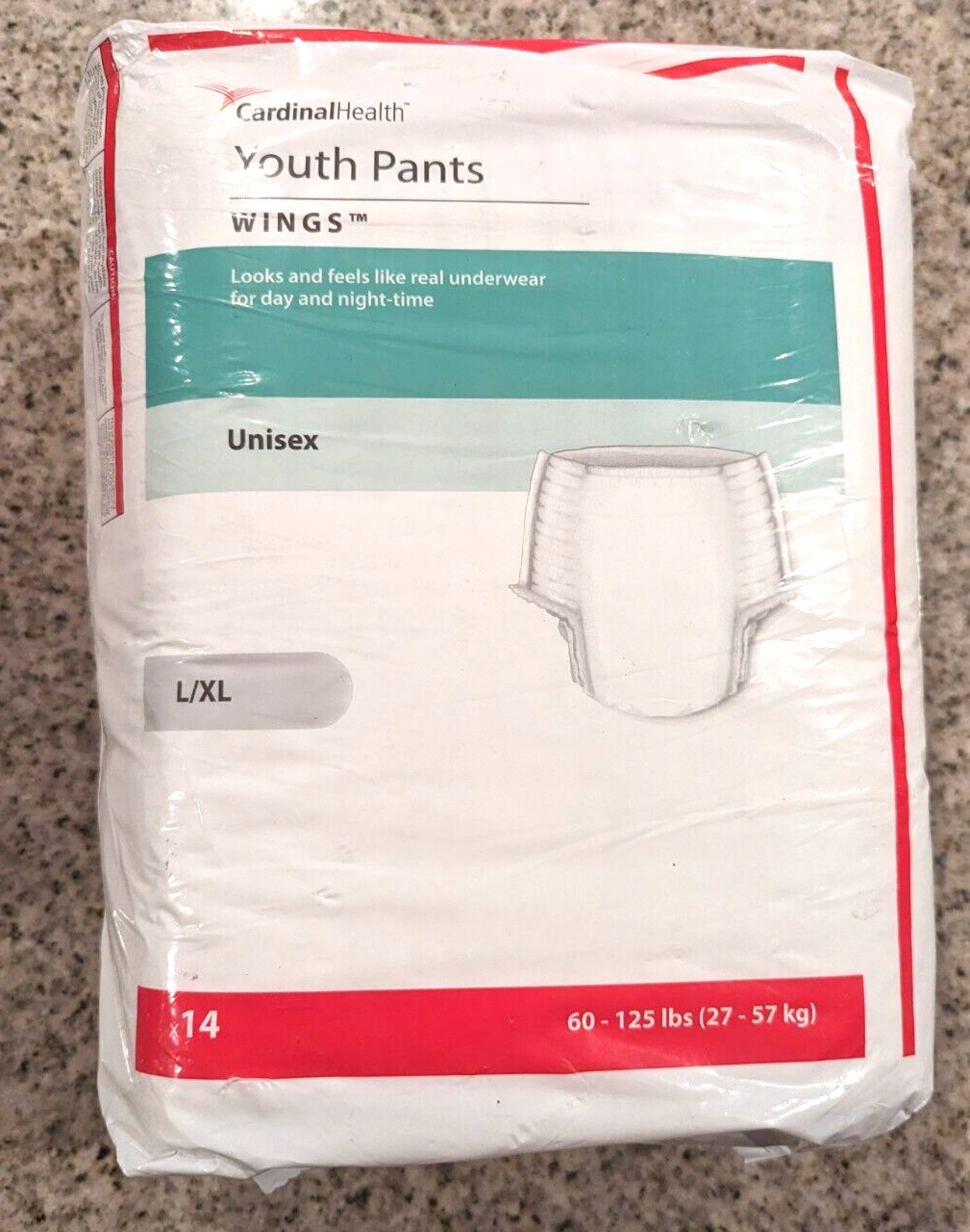Pk Of 14 Cardinal Health 70074A Unisex Wings Youth Pants Diapers ...