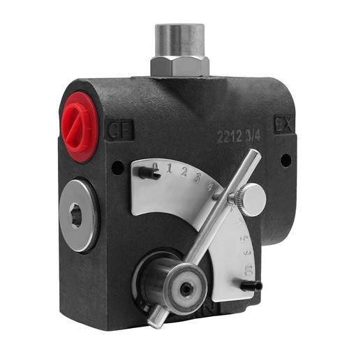 Hydraulic Adjustable Variable Flow Control Valve w/ Relief, 0-30 GPM, 3 ...