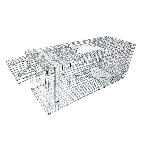 Large Collapsible Humane Live Animal Cage Trap No-Kill Trapping Kit for ...