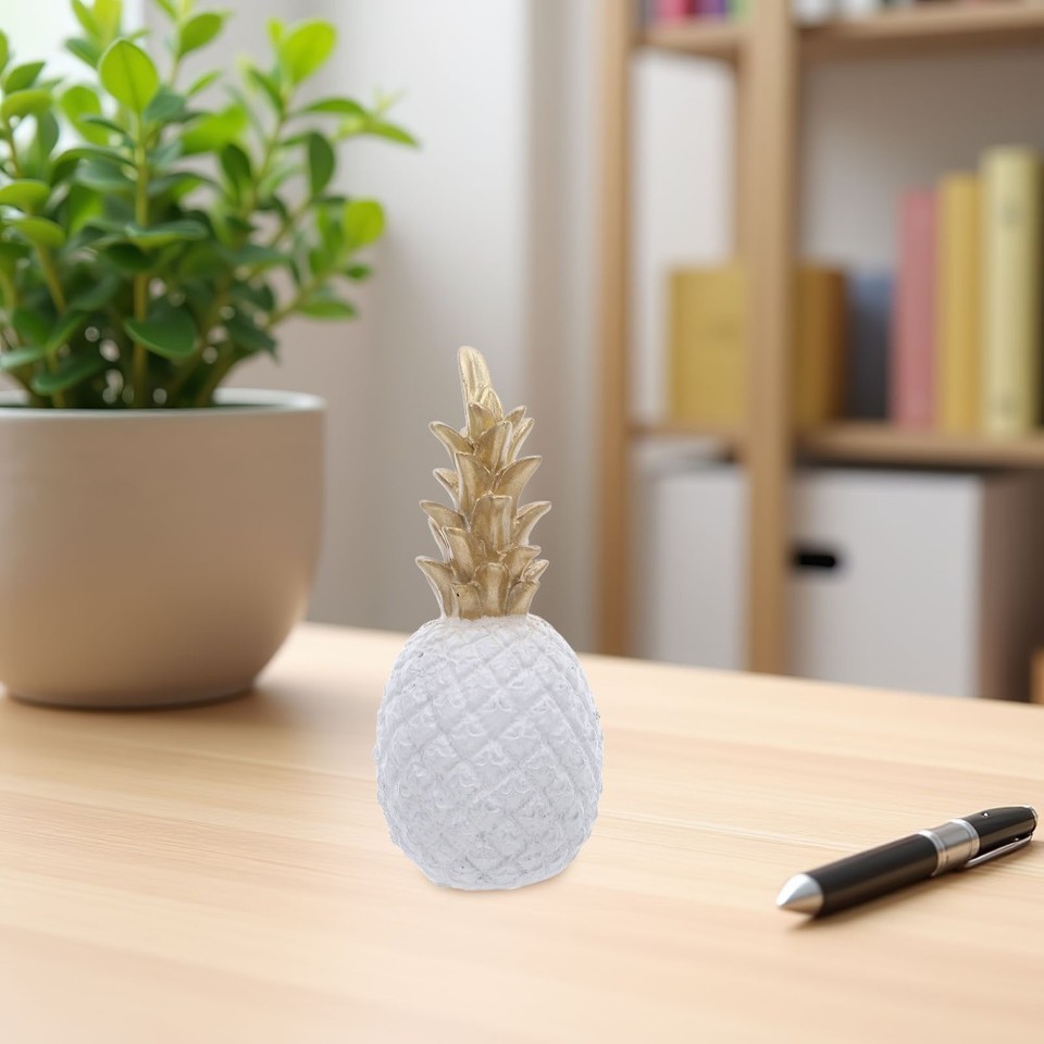 resin Realistic Pineapple Pineapple Statue Fruit Collectible | eBay ...