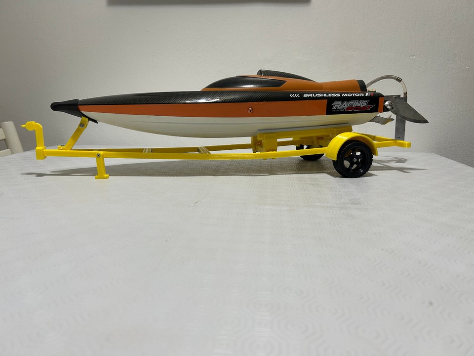 SALE RC BOAT TRAILER 1/10 3D PRINTED COLOR Yellow 1/10 FT011 Traxxas ...